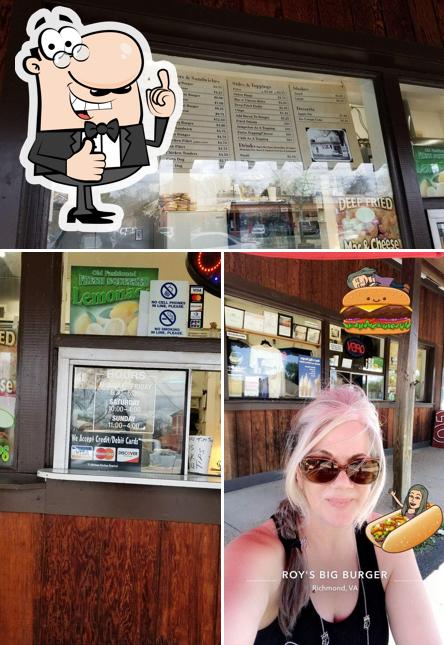 Restaurante Roy's Big Burger, Richmond, Lakeside Ave - Carta del ...