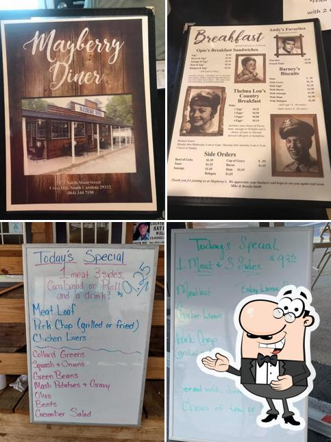Mayberry Diner, Cross Hill - Restaurant menu, prices and reviews