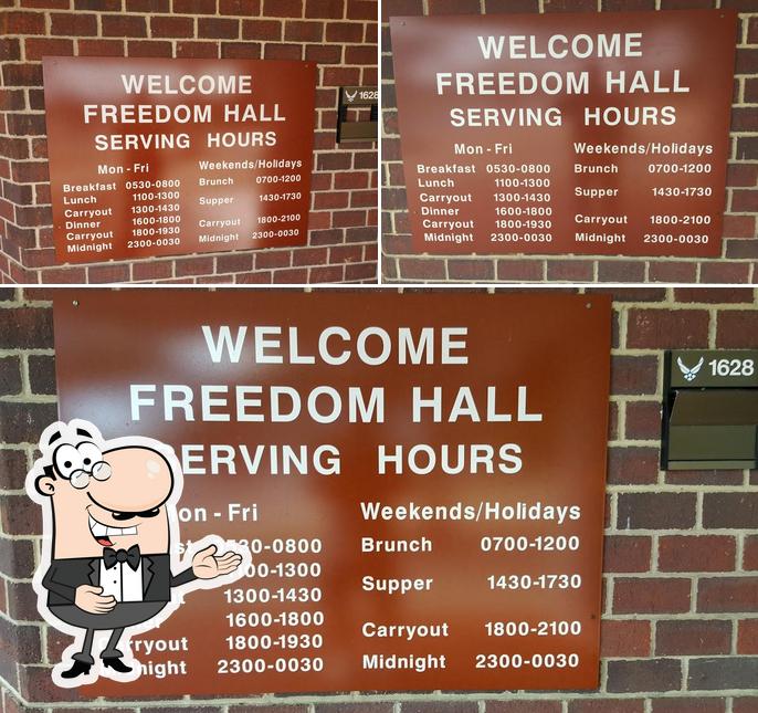 Freedom Hall Dining Facility, Joint Base Andrews - Restaurant menu ...
