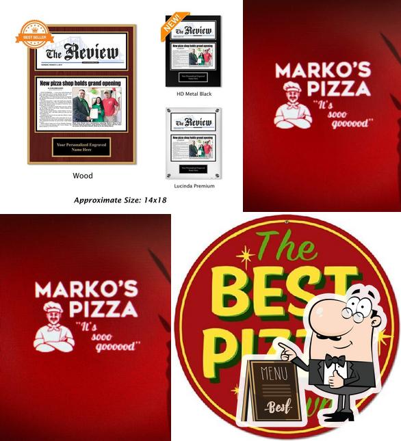 Marko's Pizza, East Liverpool - Restaurant menu, prices and reviews