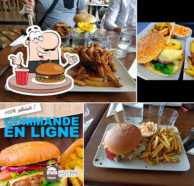 F&B Burger Café, Valbonne, 1 Pl. Joseph Bermond - Restaurant menu and ...