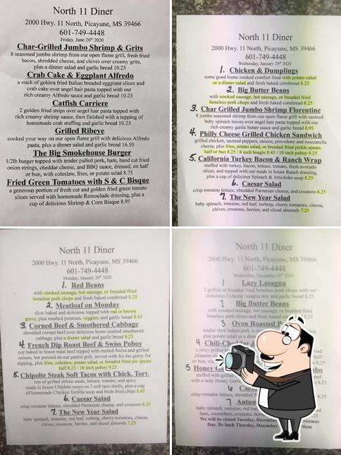 North 11 Diner in Picayune - Restaurant menu and reviews