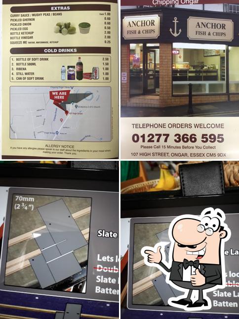 Anchor Fish and Chips, Ongar - Restaurant menu, prices and reviews
