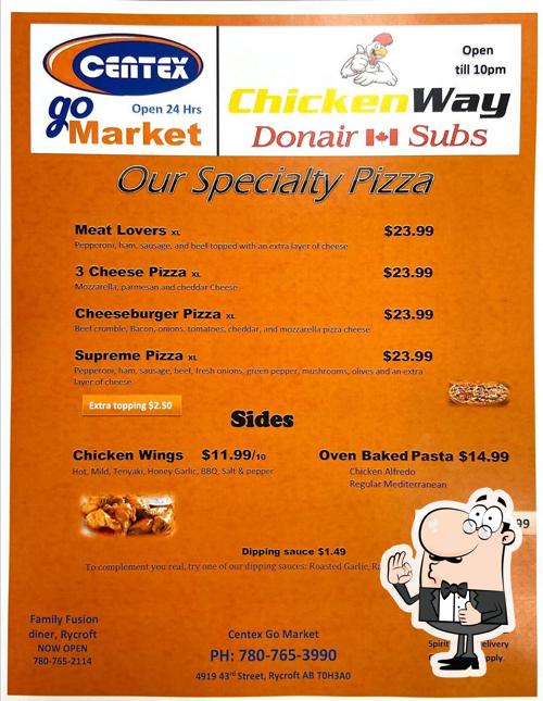 Chicken Way in Rycroft - Restaurant menu and reviews