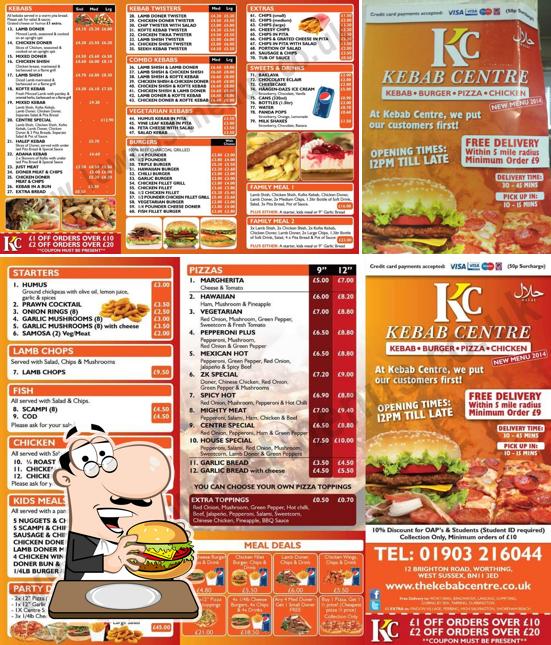 Kebab Centre, 12 Brighton Rd in Worthing - Restaurant menu and reviews