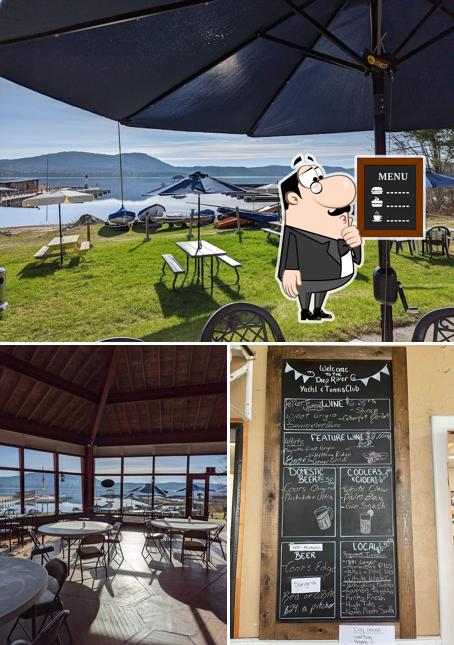 The Hexagon Waterfront Patio and Restaurant, Deep River - Restaurant ...