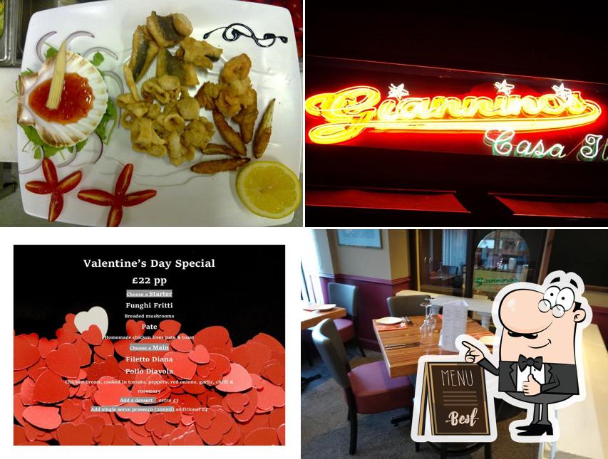 Gianninos in Broxburn - Italian restaurant menu and reviews