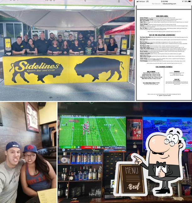 Sidelines Sports Bar and Grill, Buffalo - Restaurant menu, prices and ...