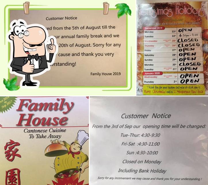 Family House, Ripley - Restaurant menu, prices and reviews