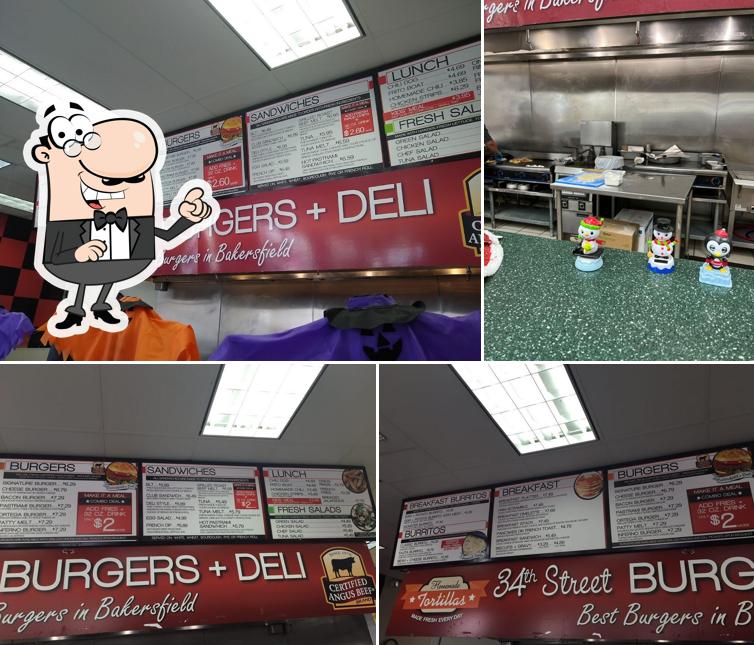 34th Street Burgers And Deli, Bakersfield - Restaurant menu, prices and ...