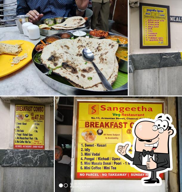Sangeetha Vegetarian Restaurant, Chennai, 111/54 - Restaurant menu and ...