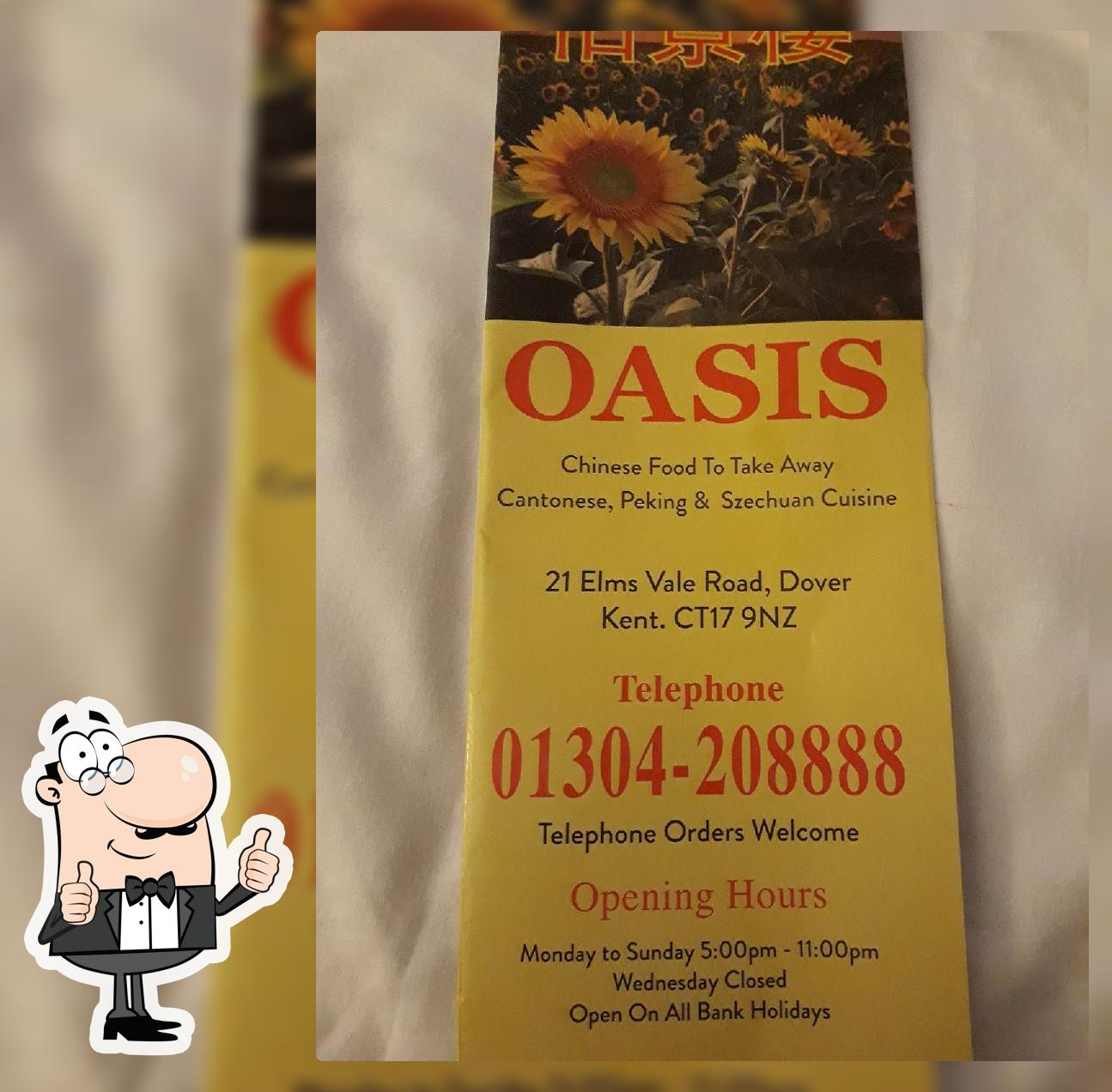 Oasis Chinese Takeway, Dover - Restaurant menu, prices and reviews