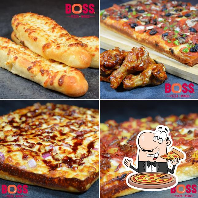 BOSS. Pizza + Wings in Roseville - Restaurant menu and reviews
