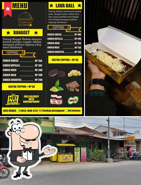Heiban Pisang Nugget, Bina Raga - Menú del restaurante, precios y reseñas