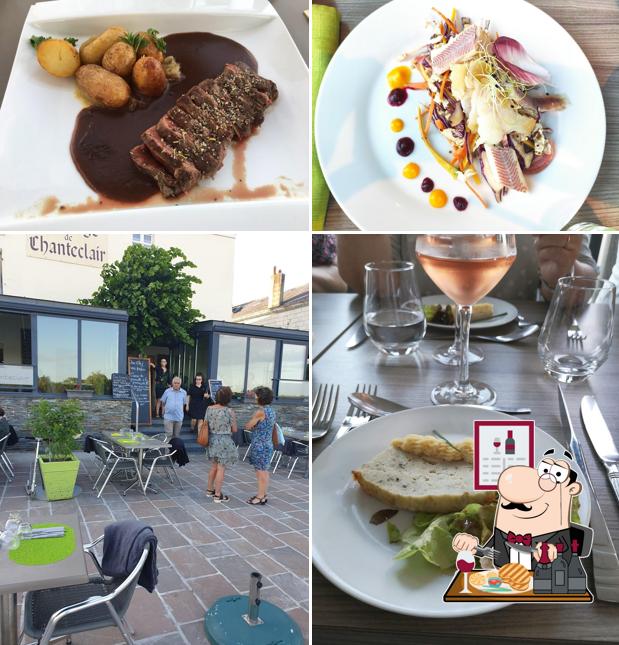 Auberge du Chanteclair restaurant, Bouchemaine, Quai de la Noë - Menu ...