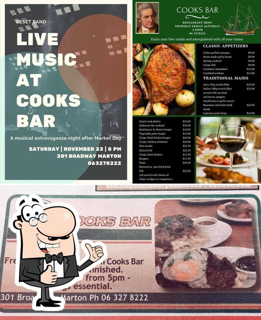 Captain Cooks Bar & Cafe in Marton - Restaurant reviews