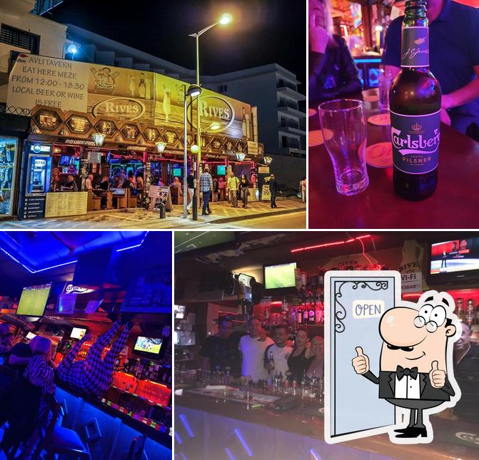 Rives Entertainment Bar, Protaras, Protara 29 - Restaurantspeisekarten ...
