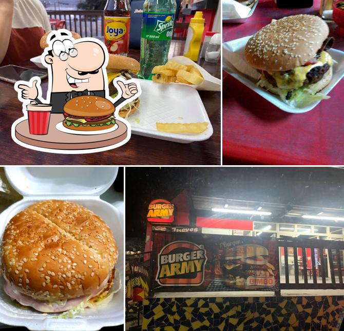Burger Army restaurant, Monterrey, Blvd. Puerta del Sol 265 ...