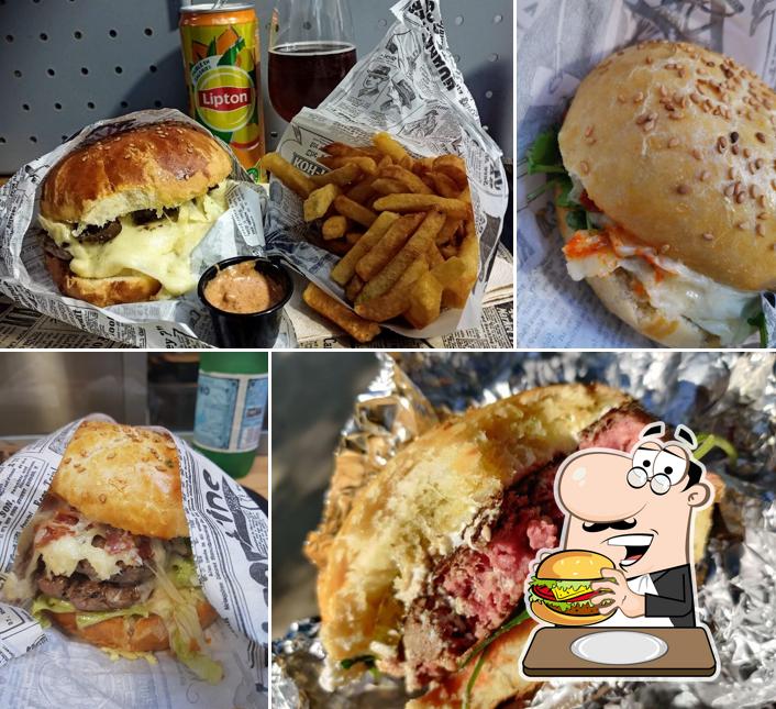 Restaurante Le Burger Fermier des Enfants Rouges, Paris, Marché des ...
