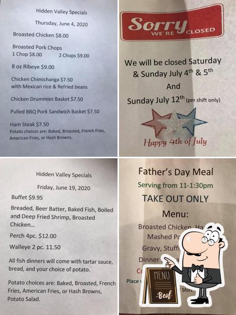Hidden Valley Supper Club in USA - Restaurant menu and reviews