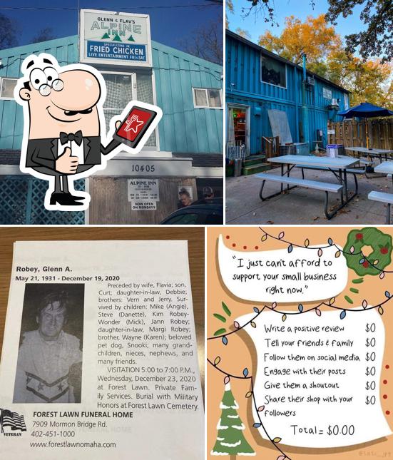 Alpine Inn, Omaha - Restaurant menu, prices and reviews