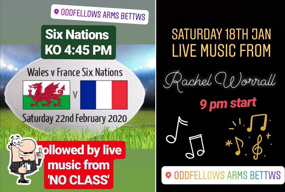 The Oddfellows Arms, Bettws - Restaurant menu, prices and reviews