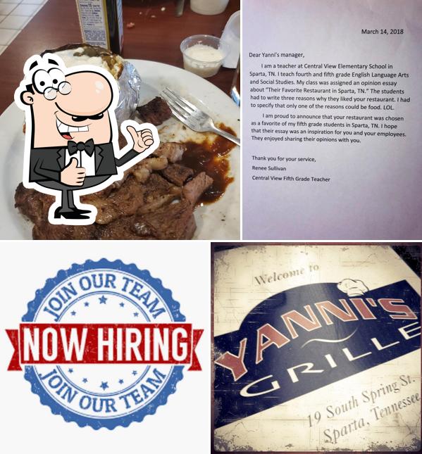Yanni's Grille in Sparta - Restaurant menu and reviews