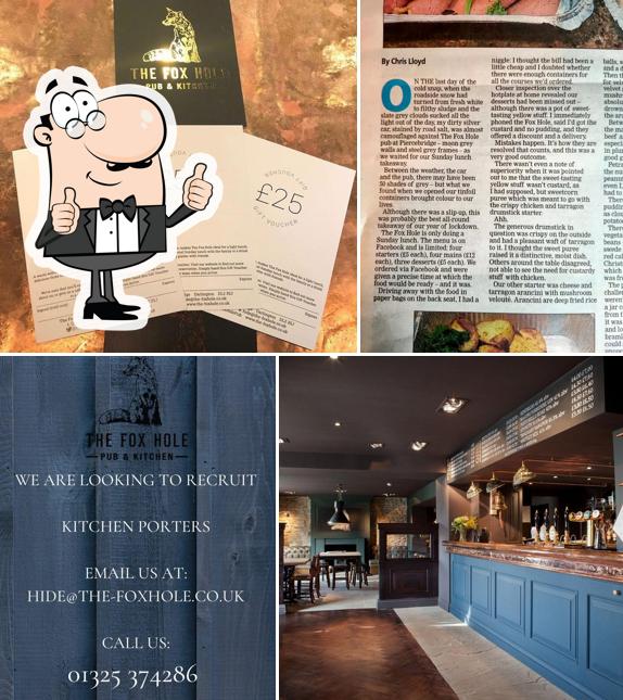 The Fox Hole in Piercebridge - Restaurant menu and reviews