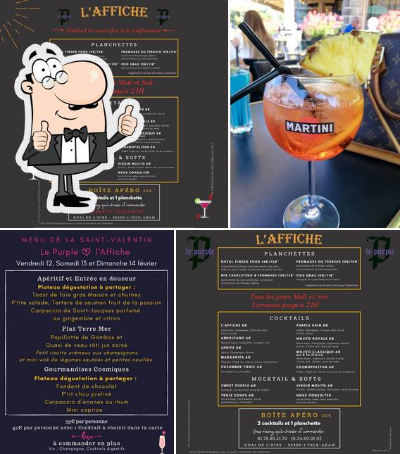 Le Purple L'Isle-Adam, L'Isle-Adam - Menu du restaurant, prix et avis