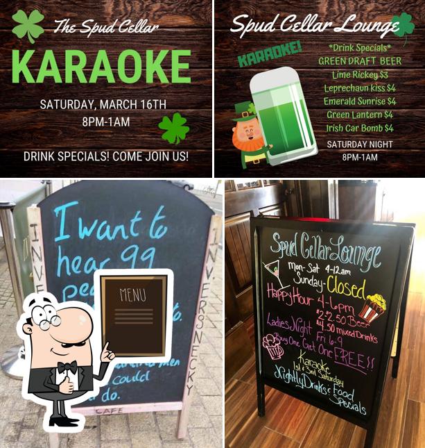 Spud Cellar Lounge, Burley - Restaurant menu, prices and reviews