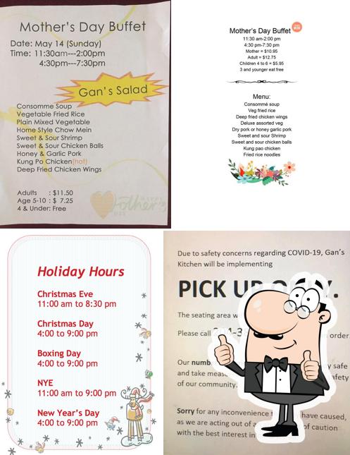 Gan's Kitchen, Niverville - Restaurant menu, prices and reviews