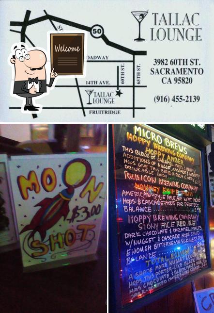Tallac Lounge, 3982a 60th St in Sacramento - Restaurant menu and reviews