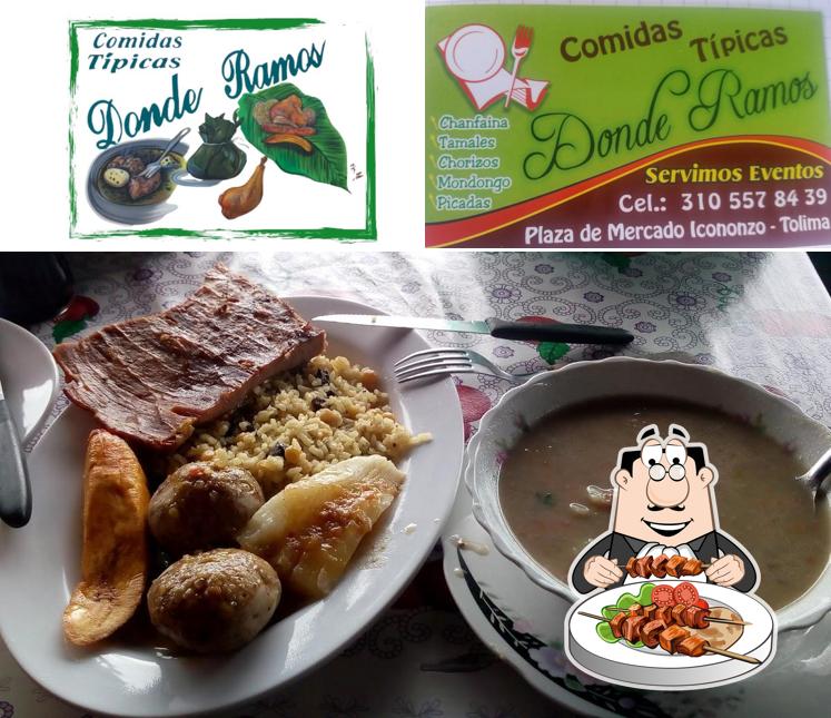 Comidas Tipicas "DONDE RAMOS" "CHORIRAMOS", Icononzo - Menú del ...