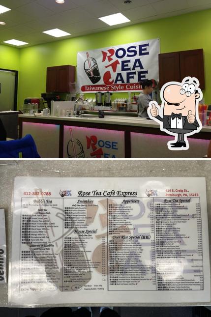 Rose Tea Cafe Express, 414 S Craig St in Pittsburgh - Restaurant menu ...