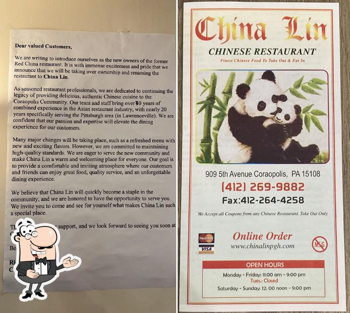 New China Lin in Coraopolis - Restaurant menu and reviews