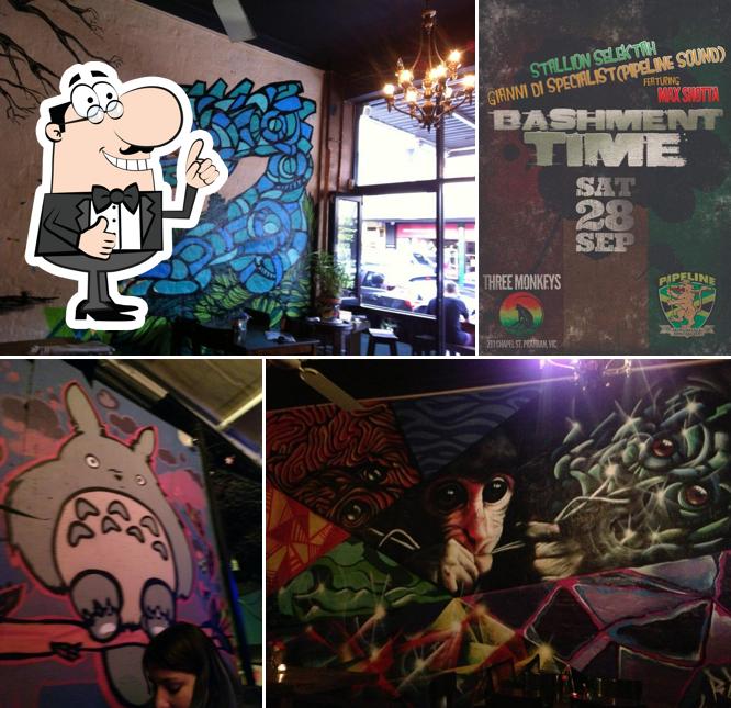 Three Monkeys, 210 Chapel St in Prahran - Restaurant menu and reviews
