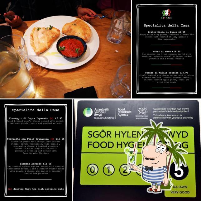 Con Amici Italian Bar and Kitchen in Denbigh - Restaurant menu and reviews