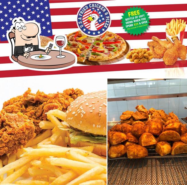USA Fried Chicken & Pizza in Thetford - Restaurant menu and reviews