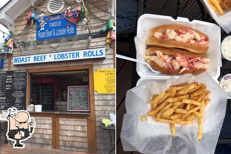 Charlie’s famous roast beef and lobster rolls, Old Orchard Beach ...