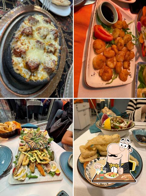 Beyaz İnci Restaurant Galata Köprüsü, Istanbul, Haliç Tarafı ...