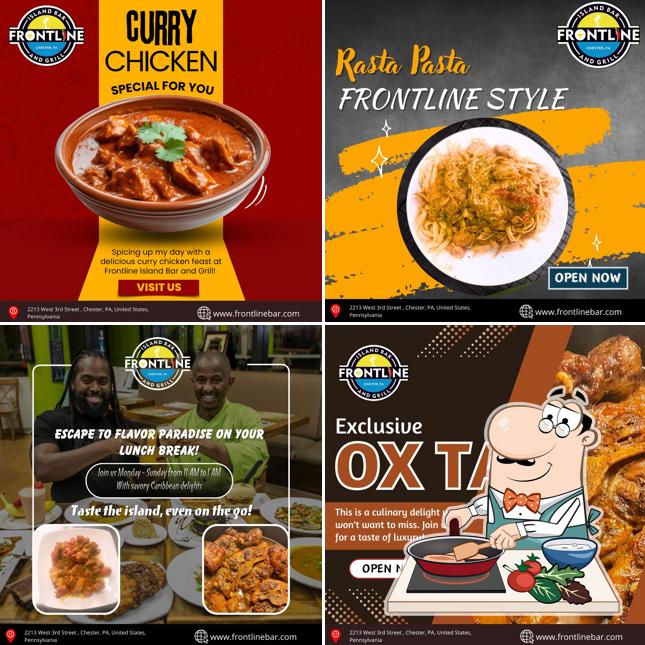 Frontline Island Bar and Grill, Chester - Restaurant menu, prices and ...