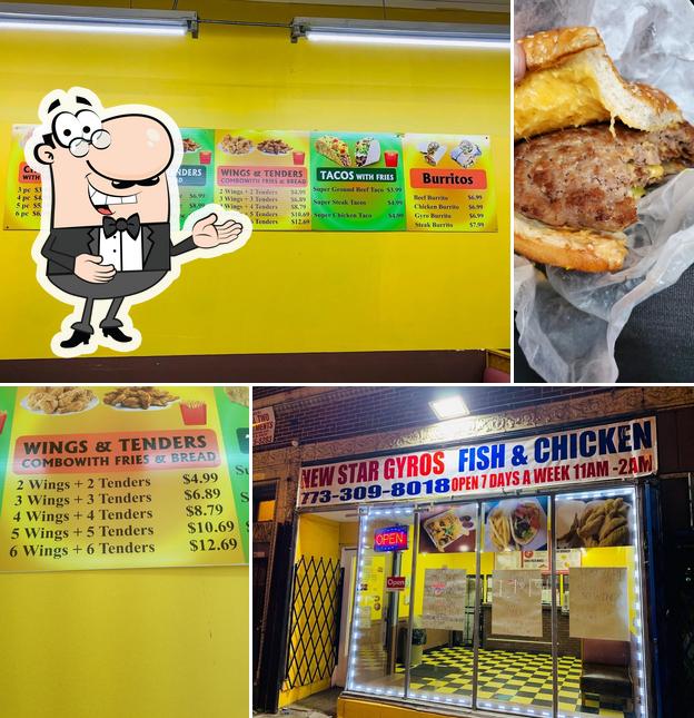 New Star Gyros Fish and Chicken in Chicago - Restaurant menu and reviews