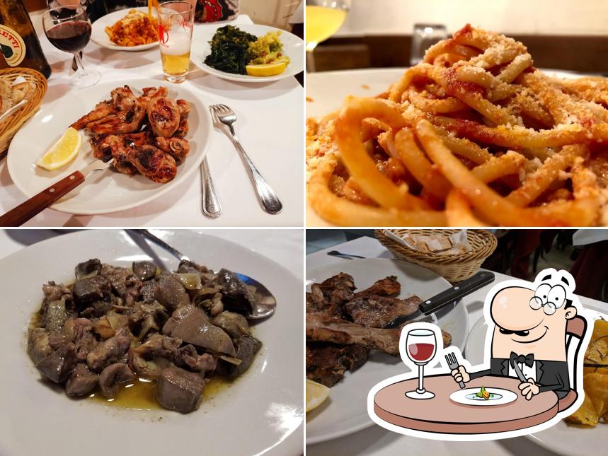 Taverna Romana restaurant, Rome, Via della Madonna dei Monti ...