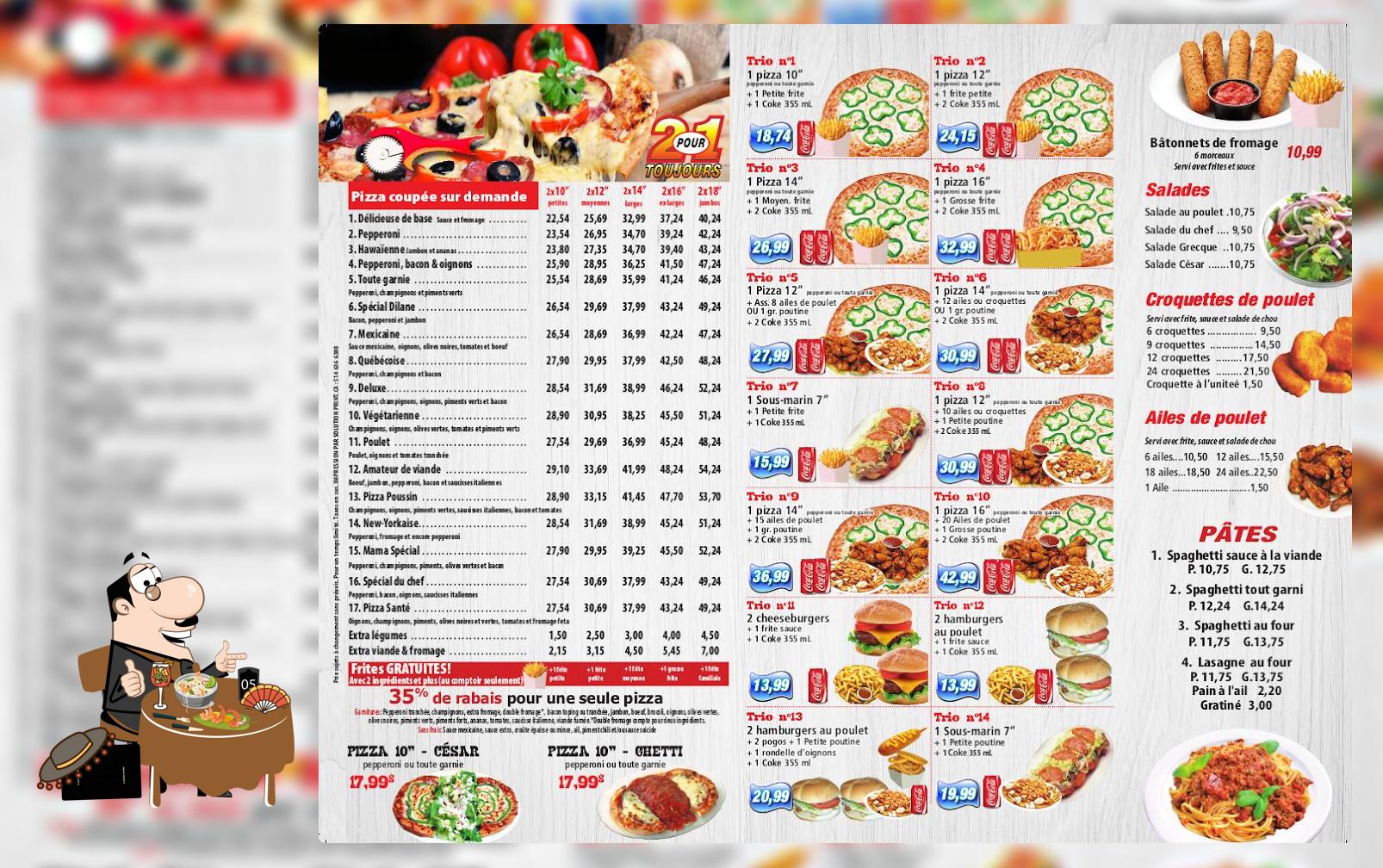 Dem Pizza, Sainte-Thérèse - Menu du restaurant, prix et avis