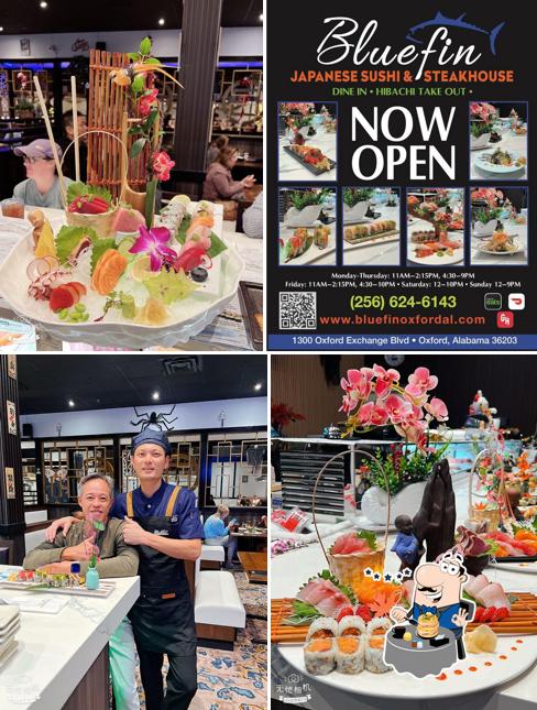 BLUE FIN JAPANESE SUSHI & STEAKHOUSE, Oxford - Restaurant menu, prices ...