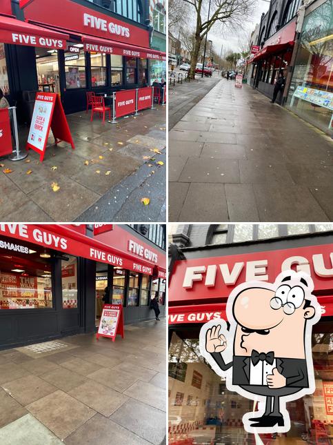 Five Guys, 217-221 Chiswick High Road in London - Restaurant menu