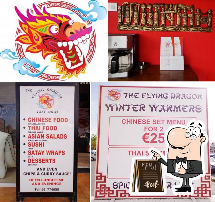 The Flying Dragon Thai and Chinese Takeaway, Emba - Restaurant menu and ...
