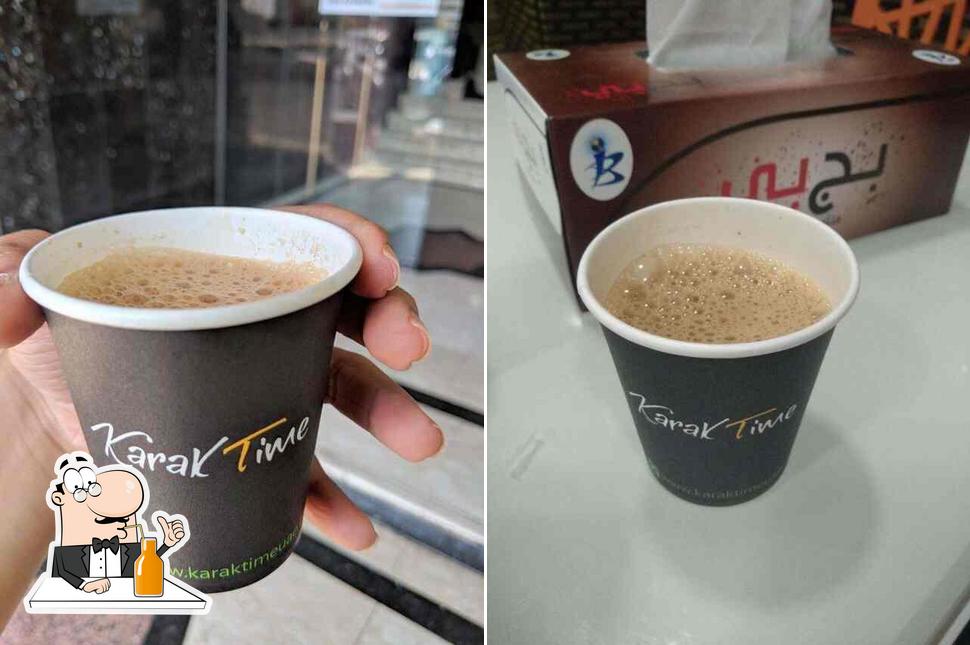 Karak Time cafe, Dubai, 68X2+775 - Metro Footbridge - Restaurant menu ...
