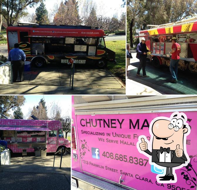 Food truck driveway at HighWire in Palo Alto