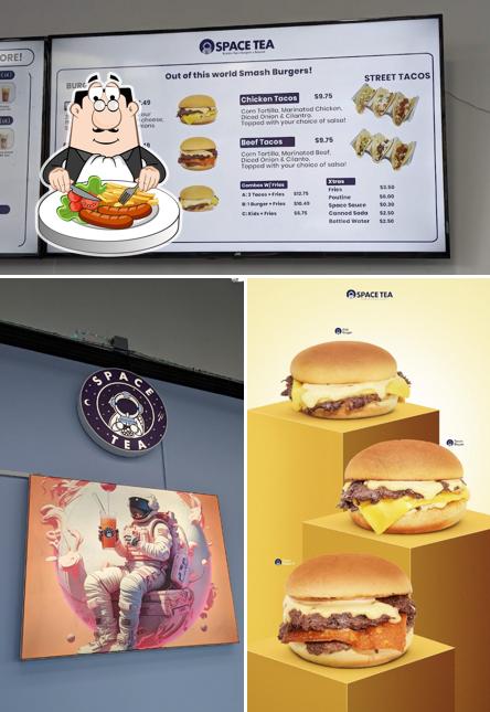 Space Tea Bubble Tea, Burgers & Tacos in Edmonton - Restaurant menu and ...